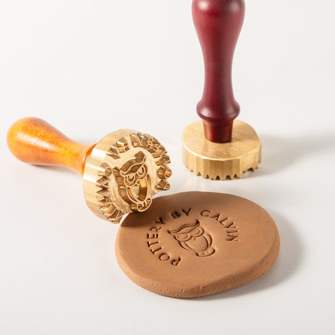 Stamp for Clay | Custom Pottery Stamp | Personalised Clay Stamp ...