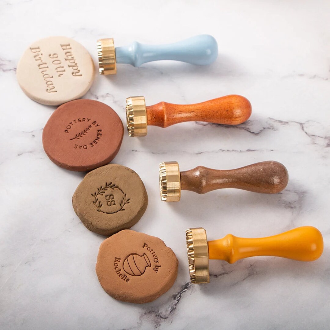 Stamp for Pottery | Clay Signature | Brass Stamp for Pottery | Gifts ...