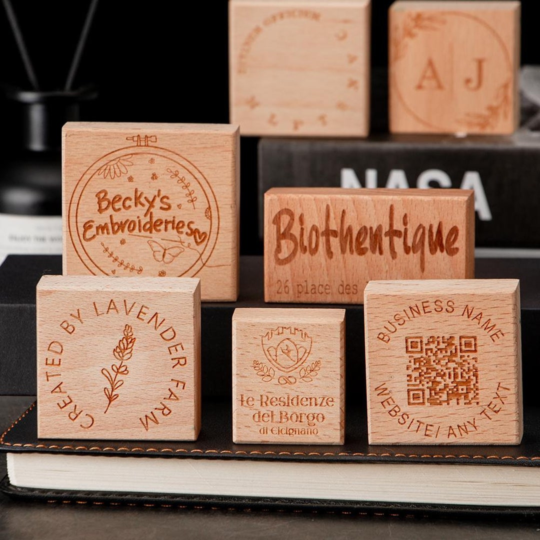 Rubber Stamps With Various Shapes Without Handle, Custom Rubber Stamp ...
