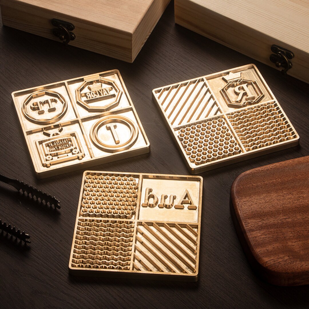 Custom Ice Plate | Ice Stamp | Brass Mold for Ice | Custom Ice Plate ...