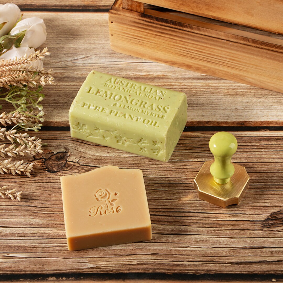 Custom Stamp for Soap | 12mm Thick Brass Soap Stamp | Custom Soap Stamp ...