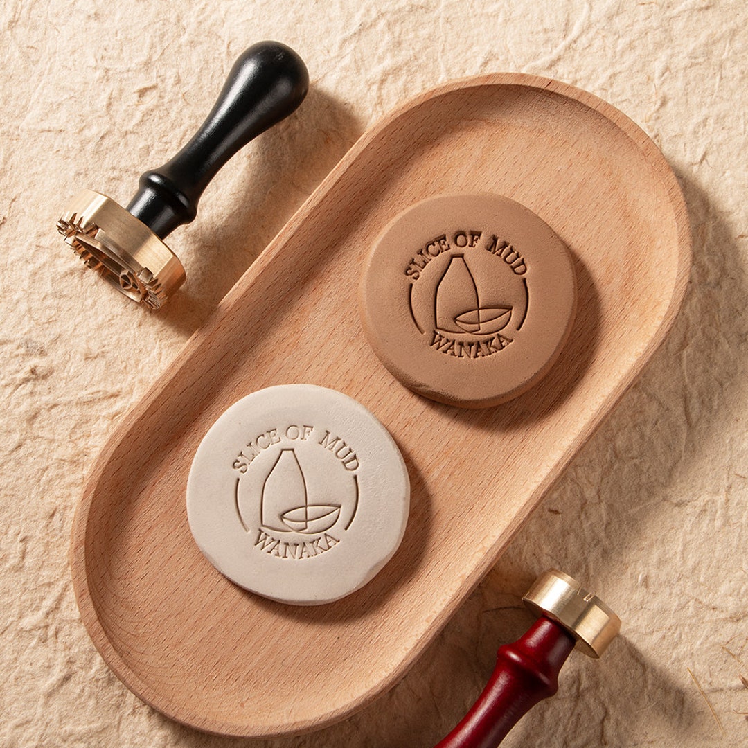 Personalized Ceramics Stamp Brass Mold for Clay Personalised Clay Stamp ...