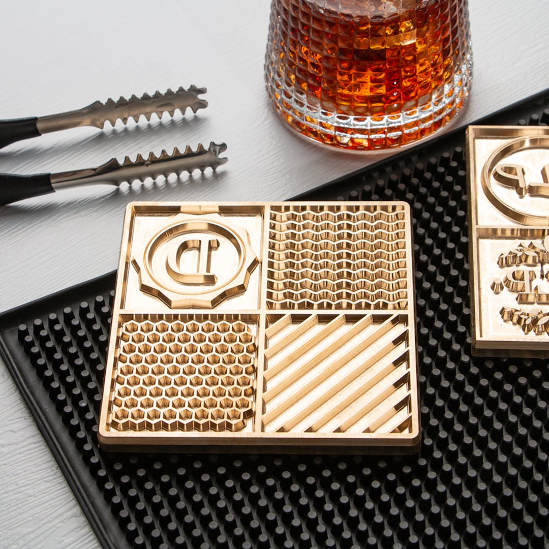 Ice Tray | Ice Plate | Ice Stamp | Brass Mold for Ice | Custom Ice ...