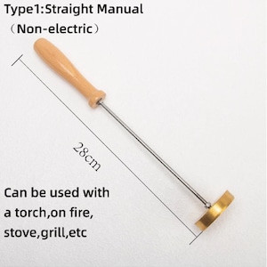 Branding Irons for Wood,any Size Stamp,custom Branding Iron,temperature ...