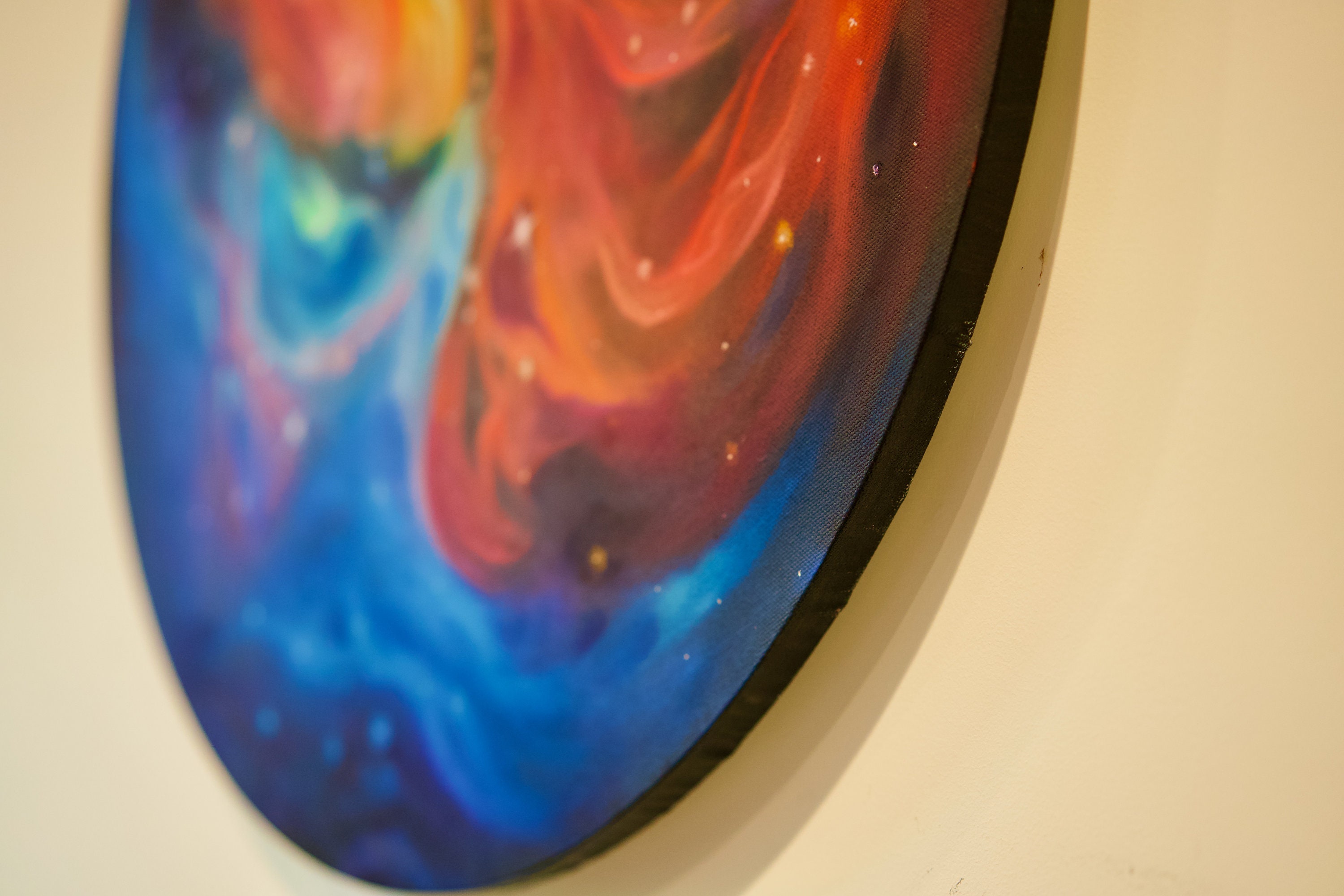 COMEBACK, Original Oil Painting, Space Art for NASA JWST, Galaxy ...