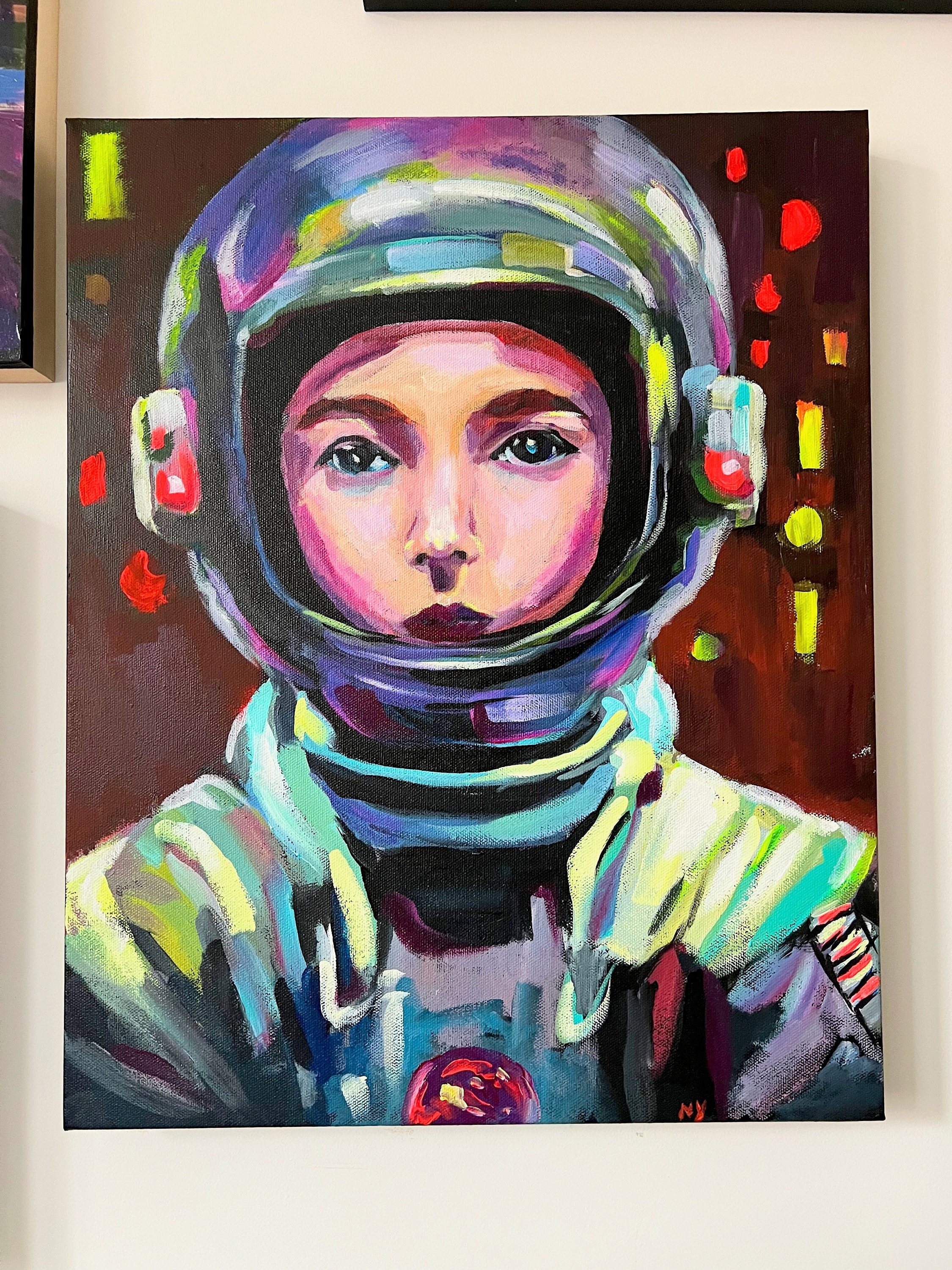 Astronaut Portrait Art