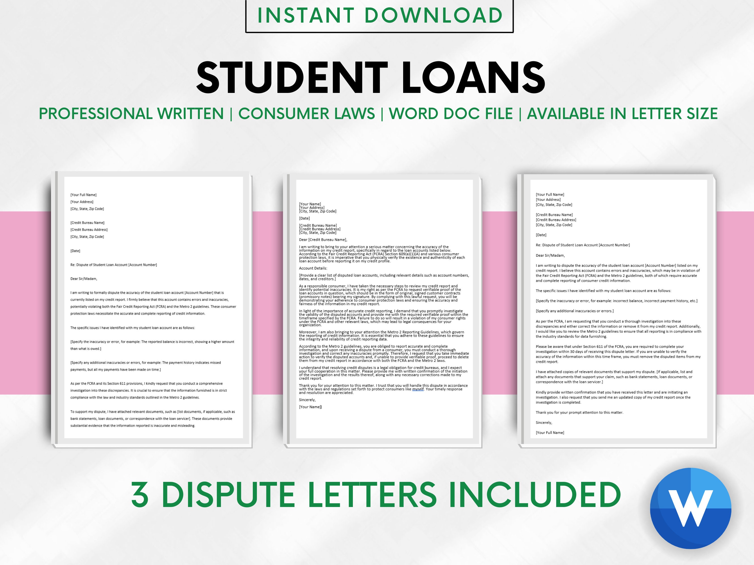 Student Loans Credit Dispute Letter Template Late Payments Removal Co Student Loans Credit Dispute Letter Template Late Payments Removal Co