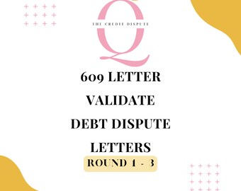Debt Dispute Letter - Etsy
