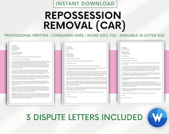 150 DIY Credit Repair Letter Templates - Etsy