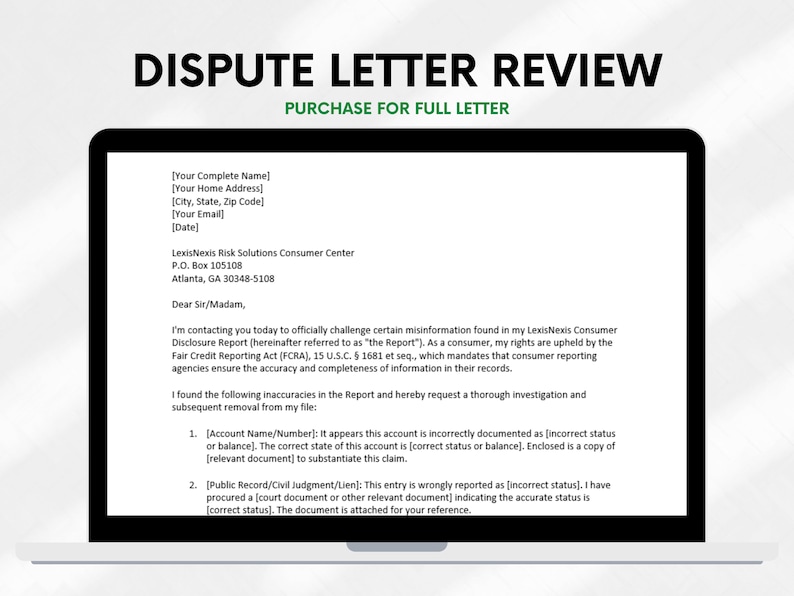 lexisnexis-credit-dispute-letter-template-diy-credit-repair-etsy