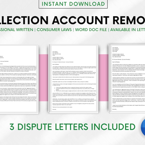 Credit Report Letters - Etsy