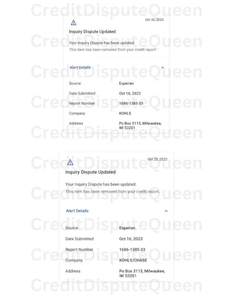 Hard Inquiry Removal Letter Template: DIY Credit Repair (PDF & Word) - Etsy