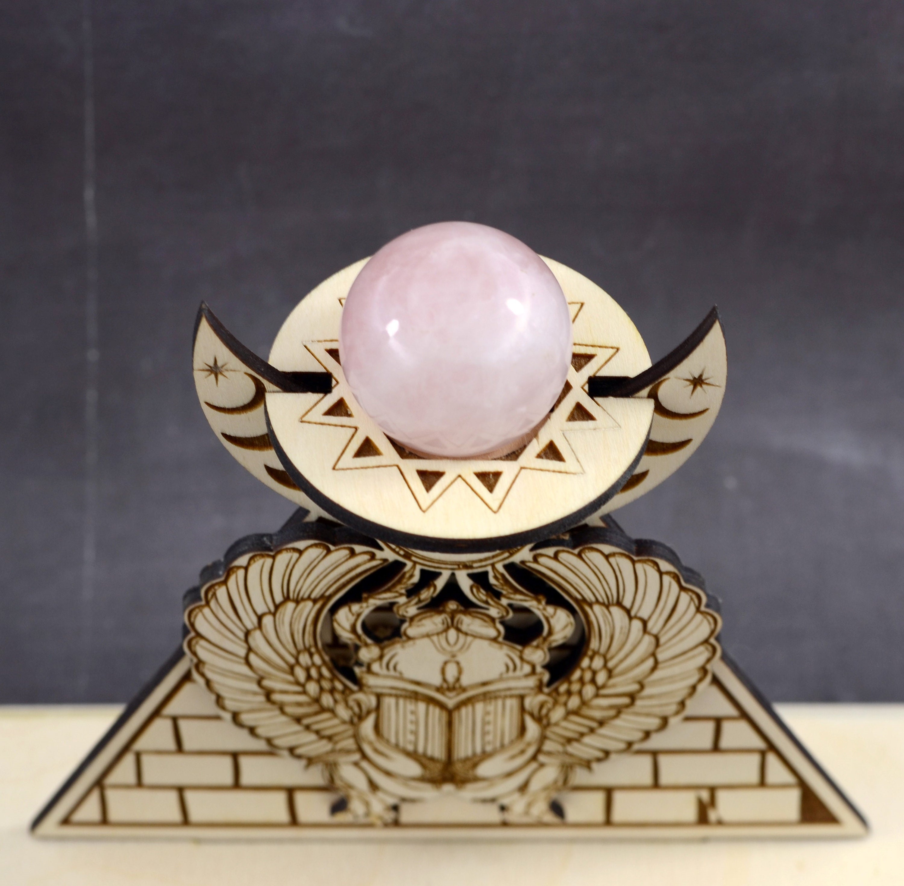 Egyptian Scarab Sphere Stand Svg Eye of Horus Sphere Holder - Etsy