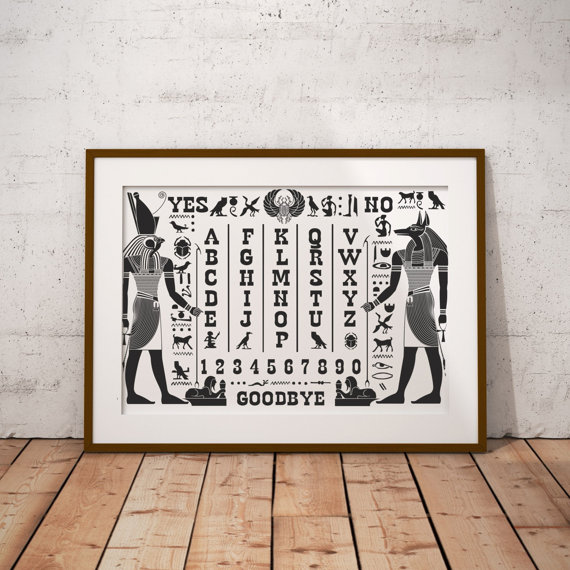 Egyptian Spirit Board SVG Ouija Board With Planchette SVG PNG - Etsy