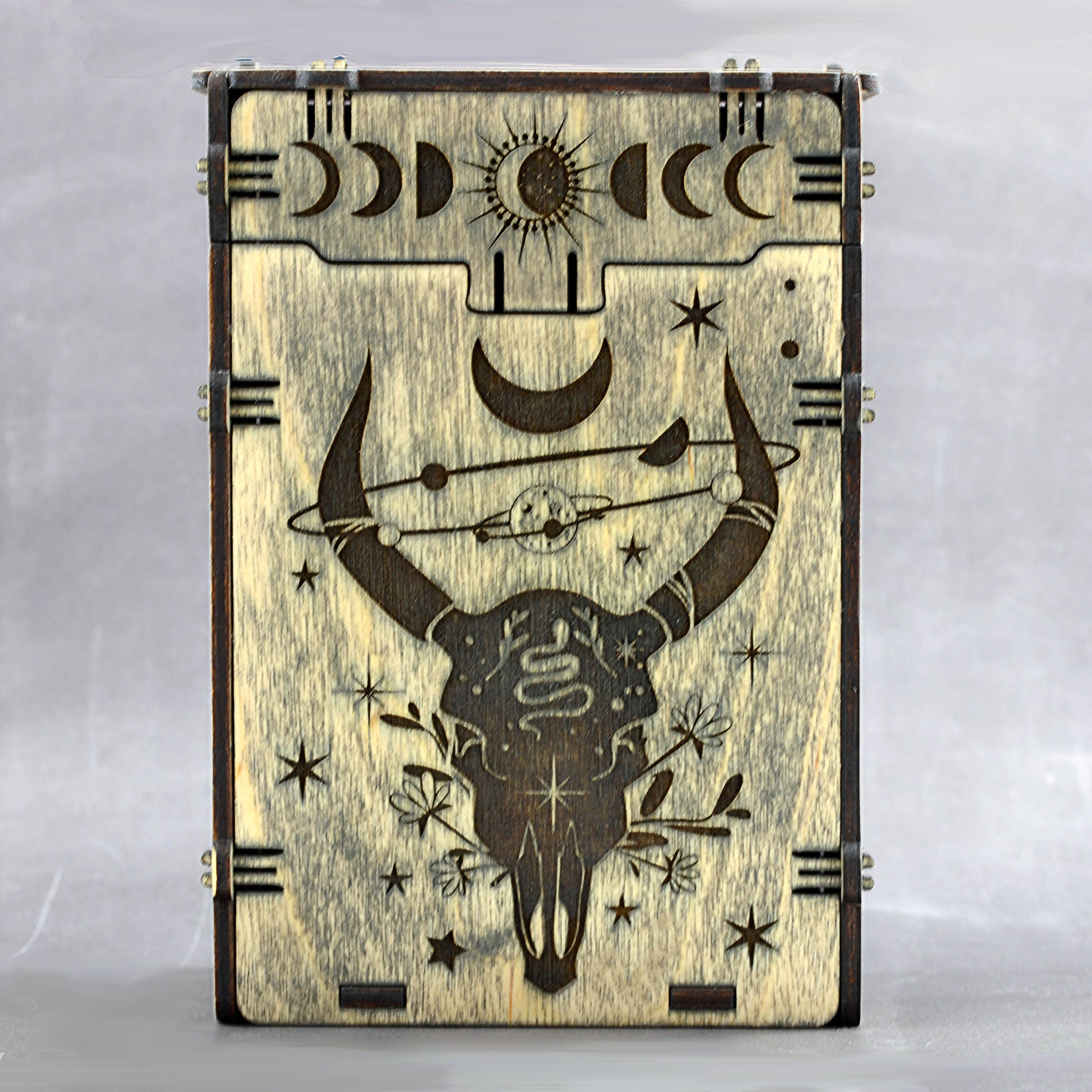 Box for Tarot Cards Svg Tarot Card Holder Svg Laser Cut Files - Etsy