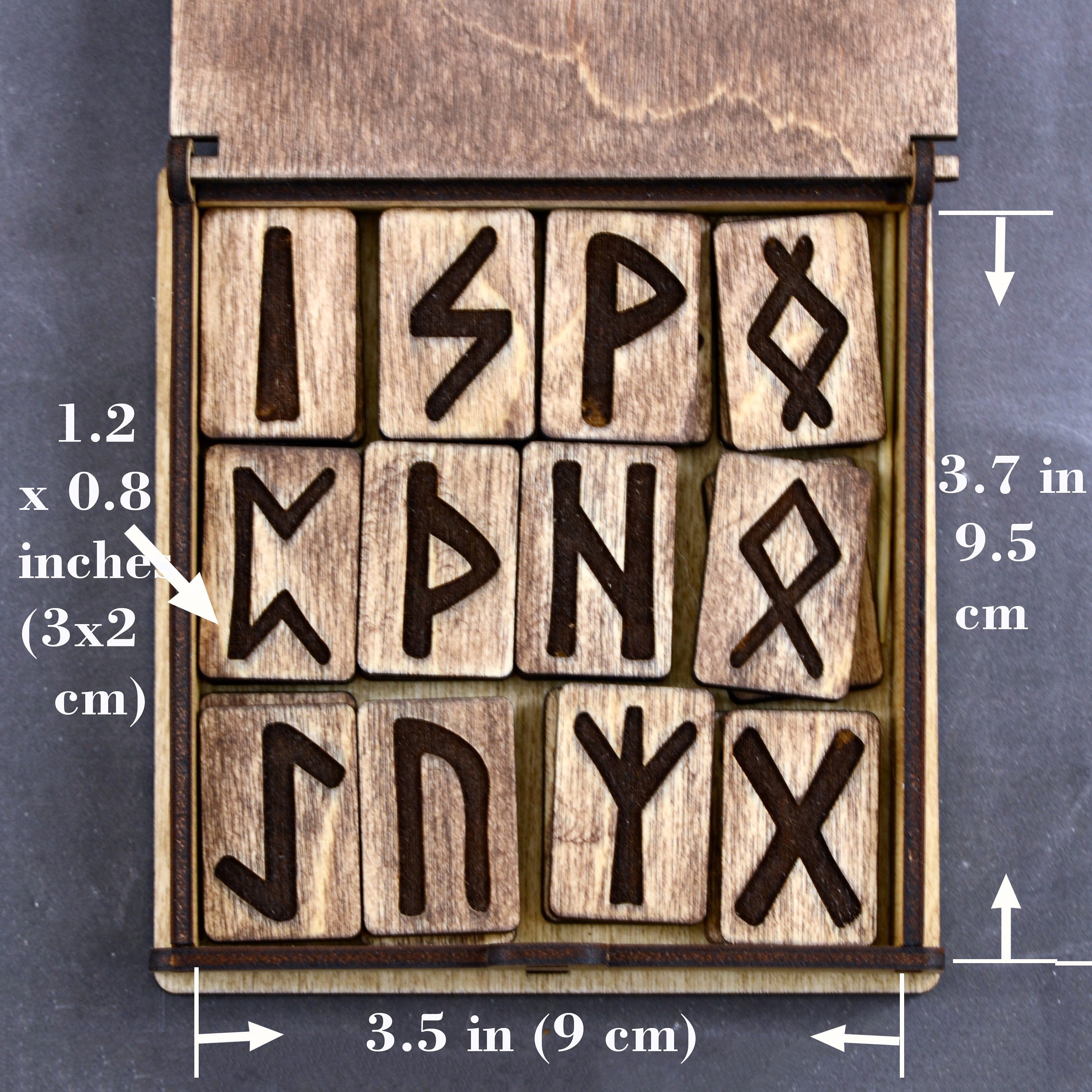 Wooden Runes Set in Gift Box SVG Viking Runes Svg Digital - Etsy
