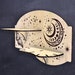 Moon Crystal Shelf Display Laser Cut File, Moth Pendulum Shelf SVG ...