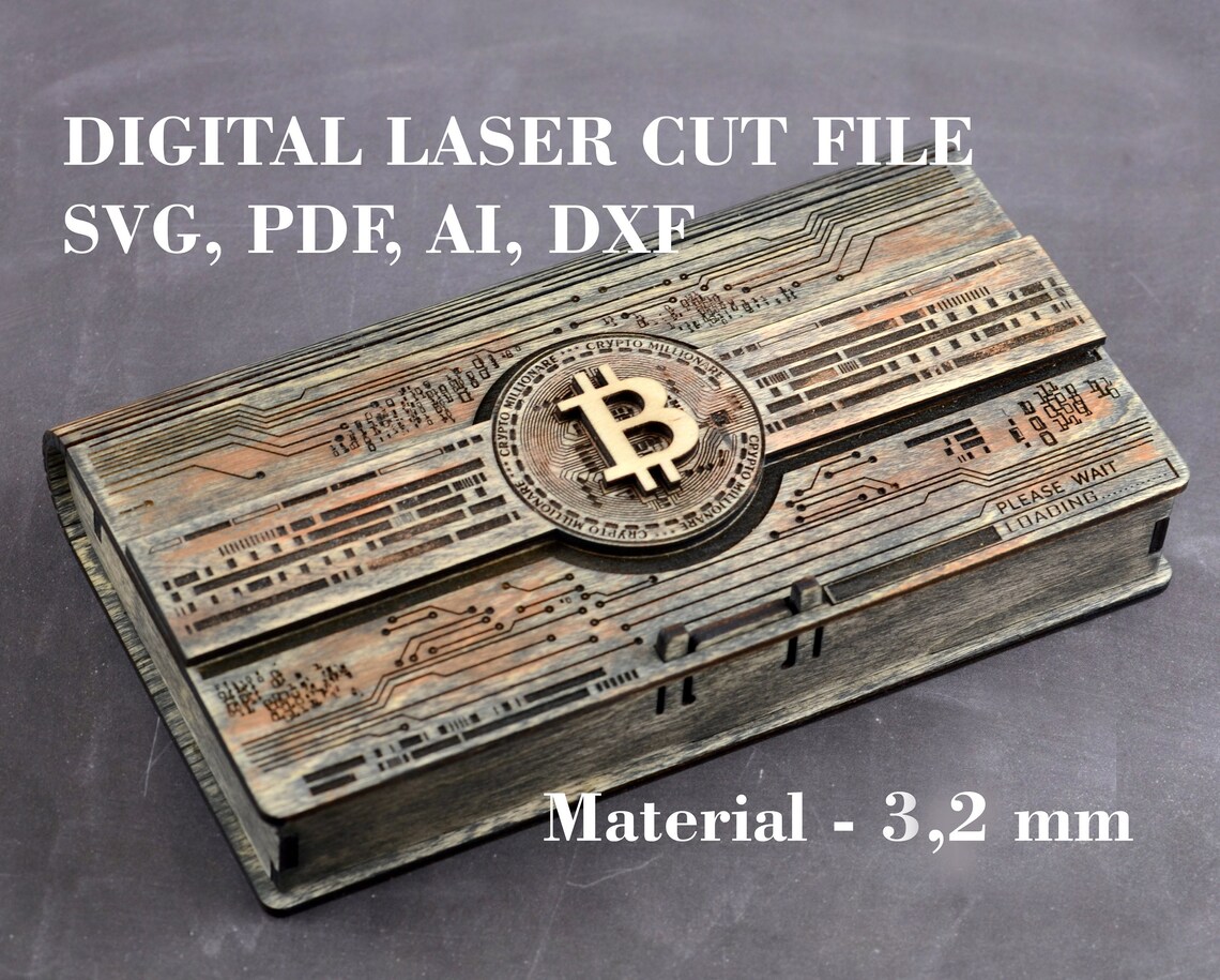 Bitcoin Cash Box Svg Money Box Svg Crypto Millionaire Svg - Etsy