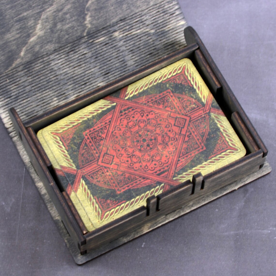 Poker Card Box SVG Playing Card Box Svg Small Wooden Box - Etsy Canada