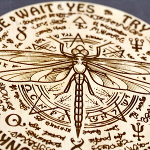 Dragonfly Pendulum Board Svg Divination Tool Svg Witchcraft Decor Svg ...
