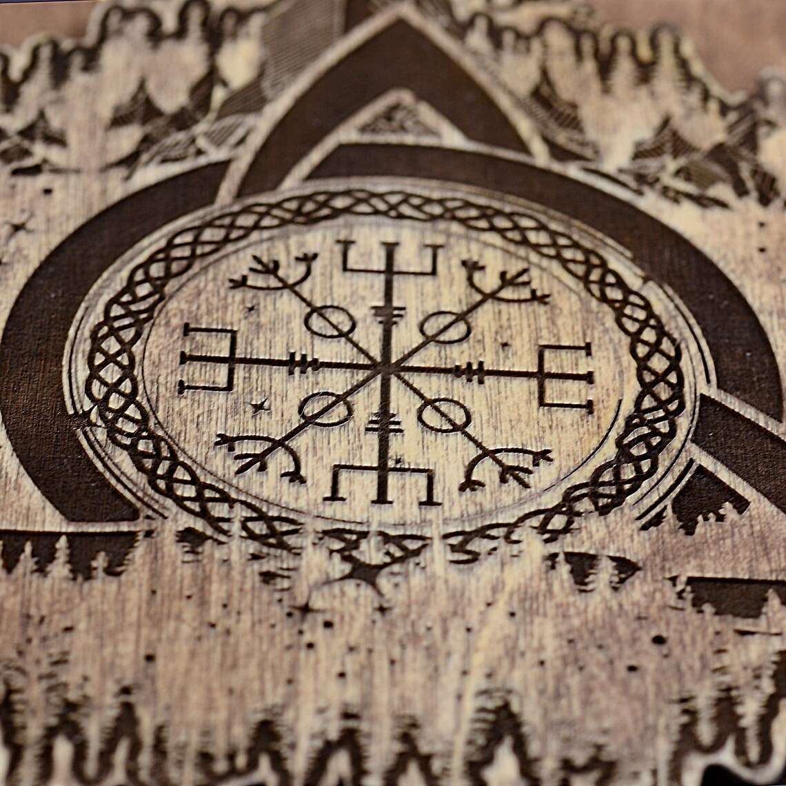 Viking Rune Set SVG Elder Futhark Runes Set in Wooden Box - Etsy