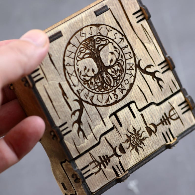 Tree of Life Rune Set SVG - Elder Futhark Runes Laser Cut Files ...