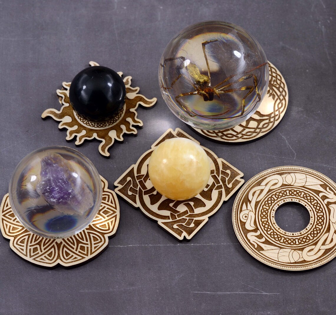 Celtic Sphere Stand Set of 5 Pcs SVG Tree of Life Sphere Stand - Etsy