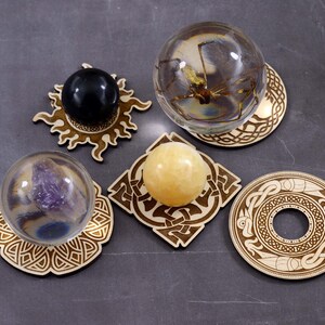 Celtic Sphere Stand Set of 5 Pcs SVG Tree of Life Sphere Stand Svg ...