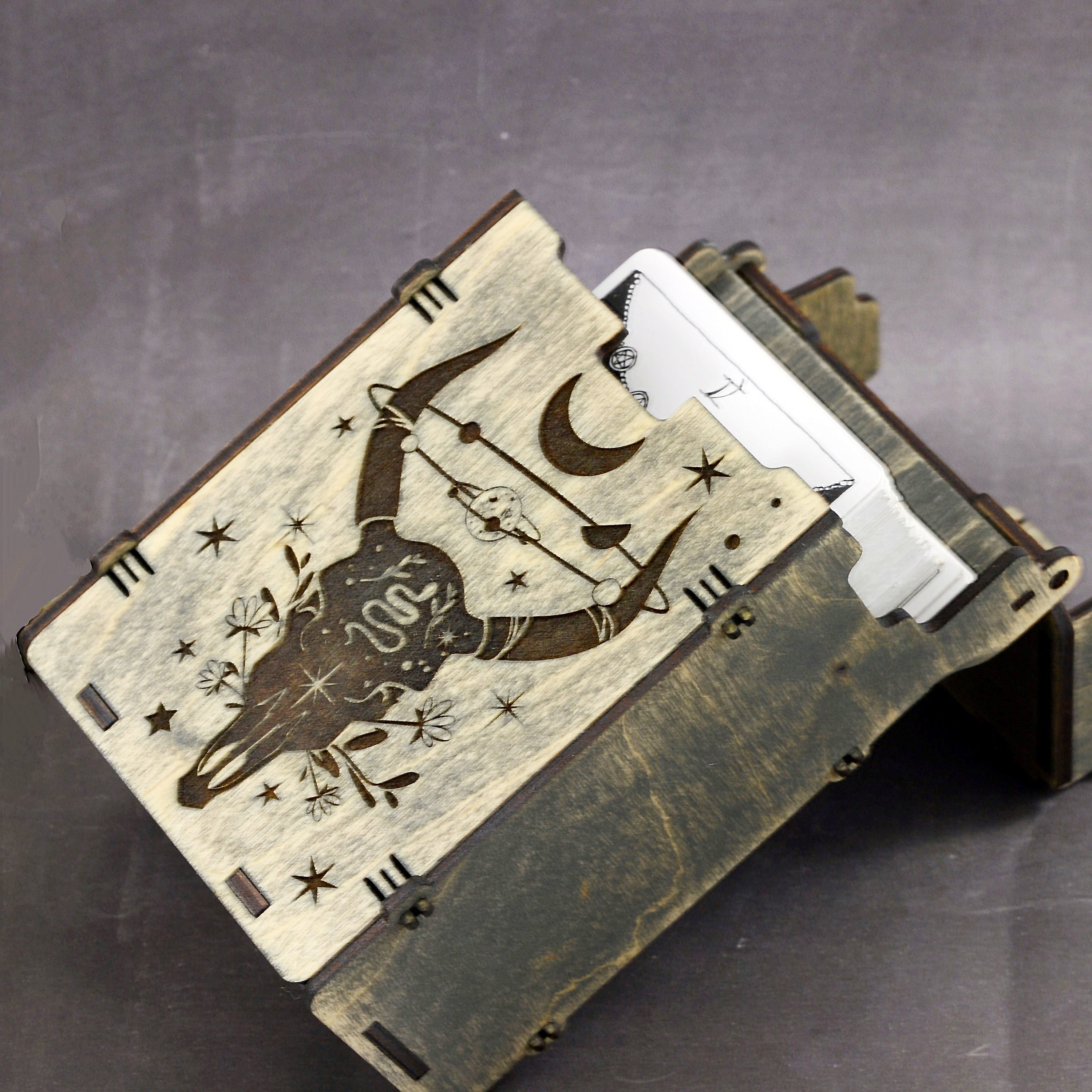 Box for Tarot Cards Svg Tarot Card Holder Svg Laser Cut Files - Etsy