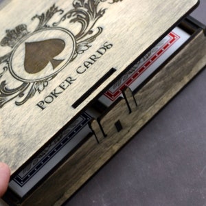 Playing Card Box for 2 Decks Svg, Box for Poker Cards Svg , Digital ...