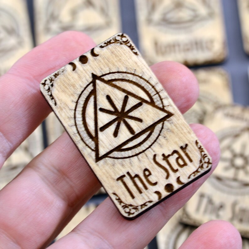 Wood Witch Runes SVG Witchcraft Svg Divination Tools Svg Digital Laser ...