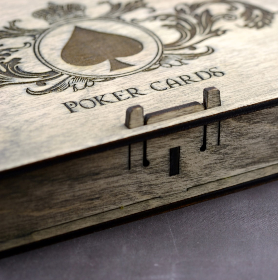 Playing Card Box for 2 Decks Svg Box for Poker Cards Svg - Etsy