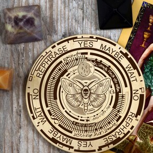 Cyber Moth Pendulum Board SVG Death Head Moth Svg Esoteric Decor Svg ...