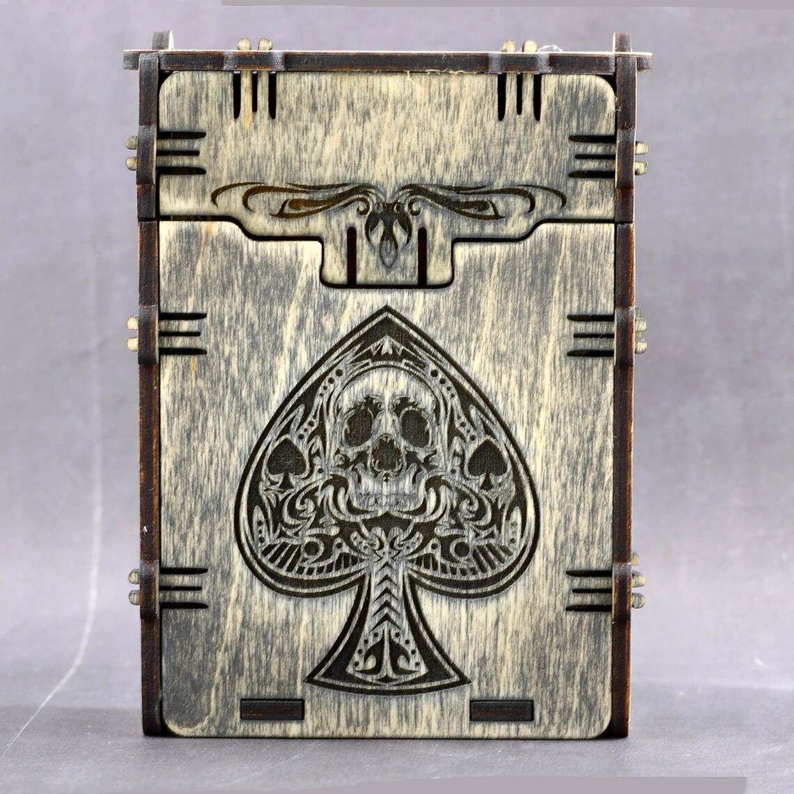 Wooden Poker Card Box SVG Playing Card Box Svg Digital Laser - Etsy