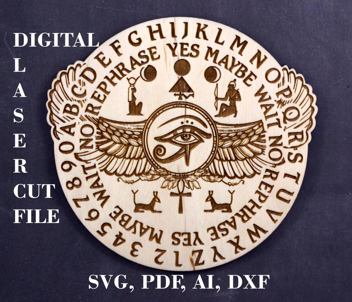 Eye of Horus Pendulum Board SVG Egyptian Pendulum Matt Svg - Etsy