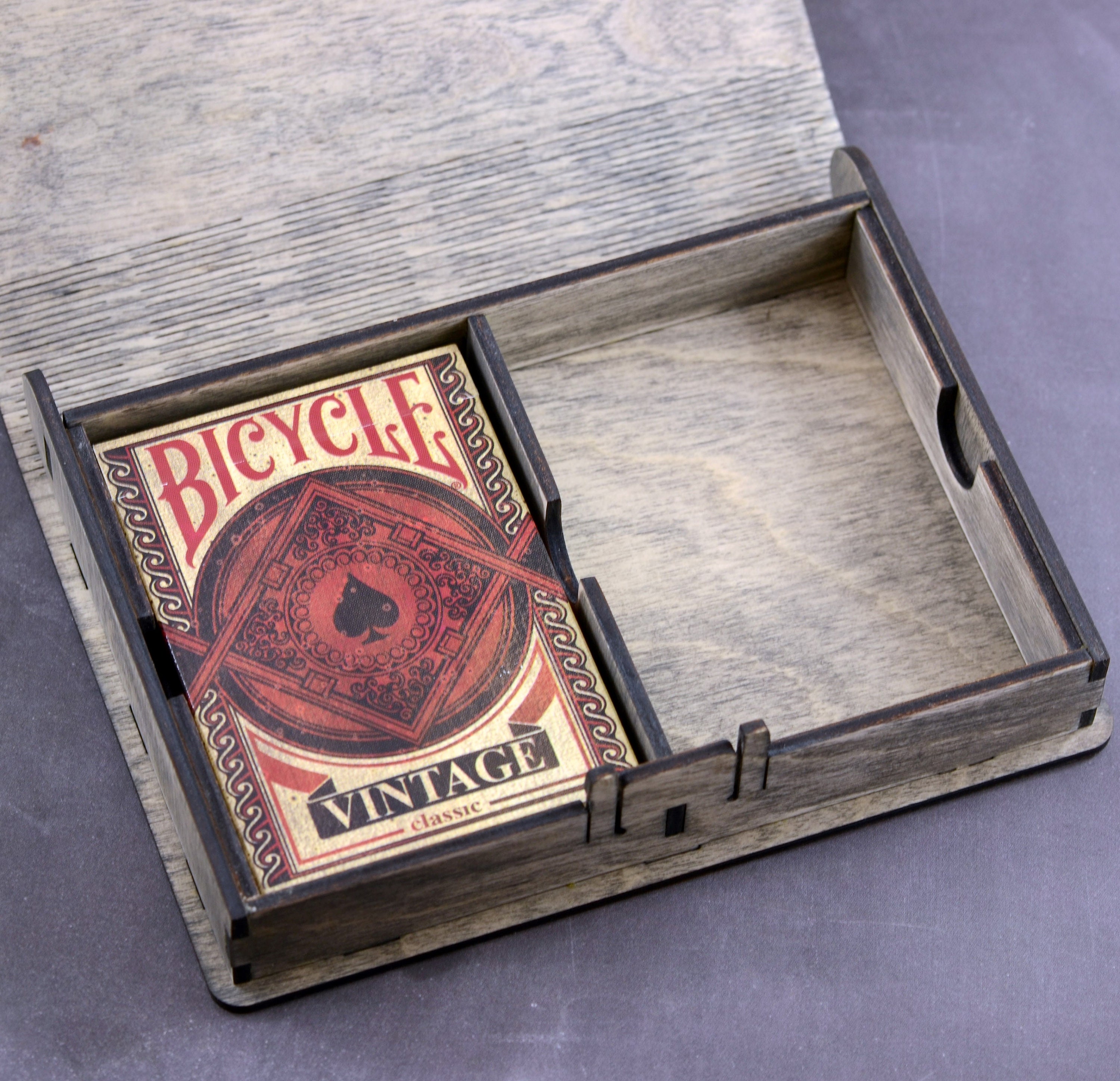 Playing Card Box for 2 Decks Svg, Box for Poker Cards Svg , Digital ...