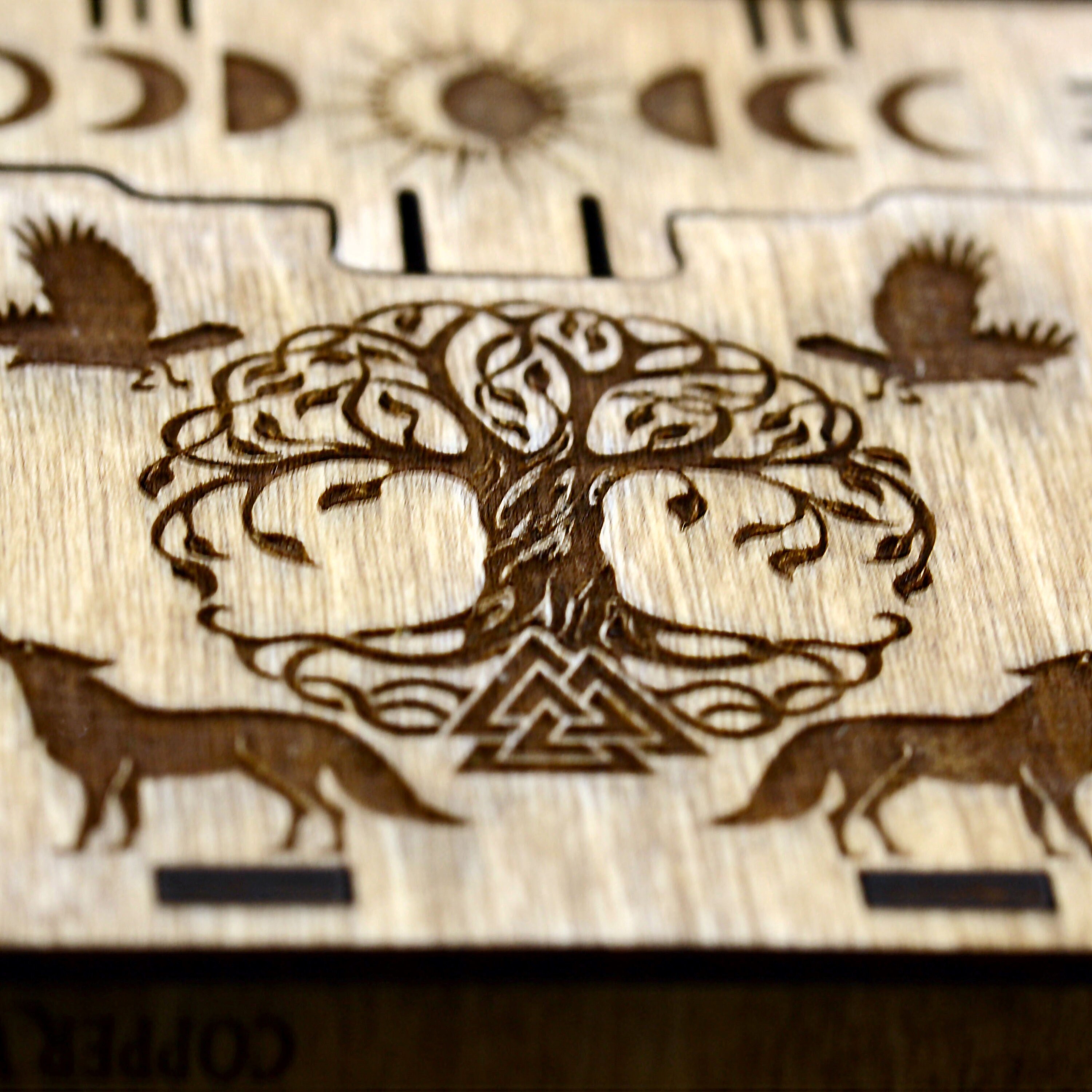 Ancient Ogham Stave Set With Box SVG Ogham Runes SVG Digital Laser Cut ...