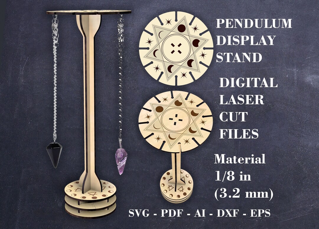 Circle Stand for 12 Pendulums SVG Digital Laser Cut File - Etsy
