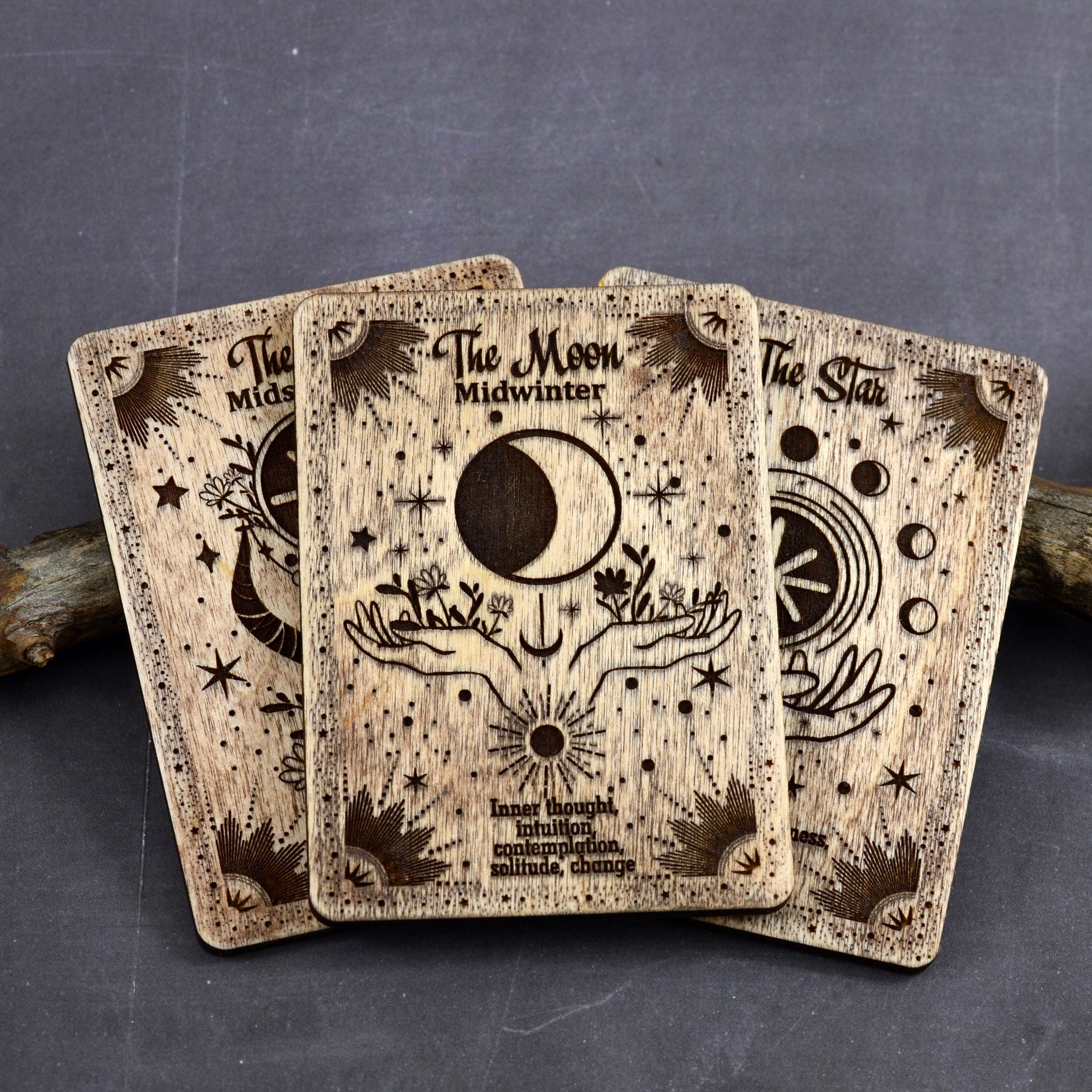 Witch's Runes Cards Set of 15 Pcs With Box SVG Witchcraft - Etsy