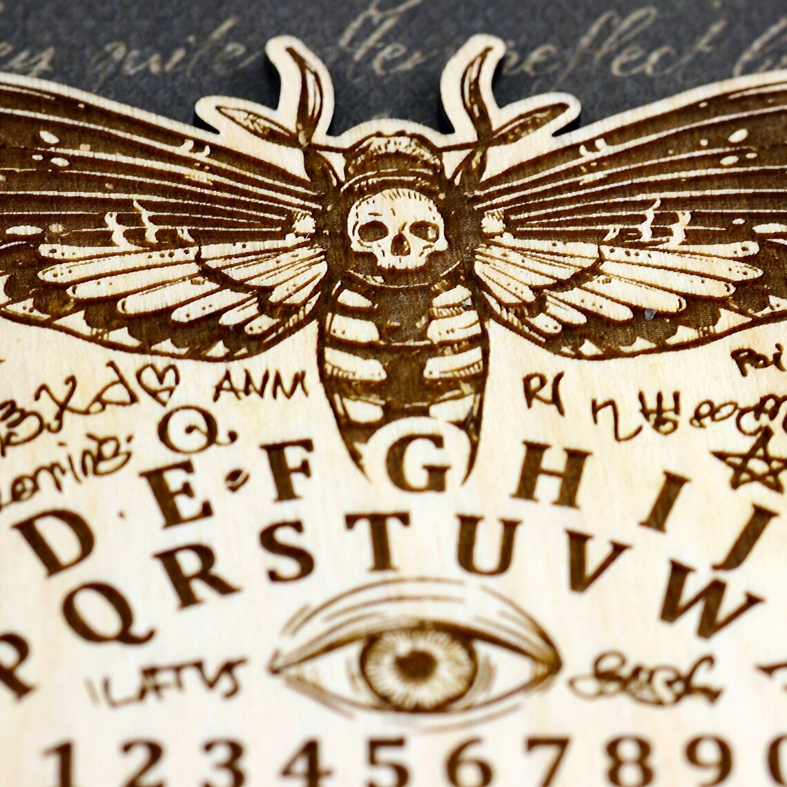 Death Head Moth Spirit Board SVG Classic Ouija Board With - Etsy