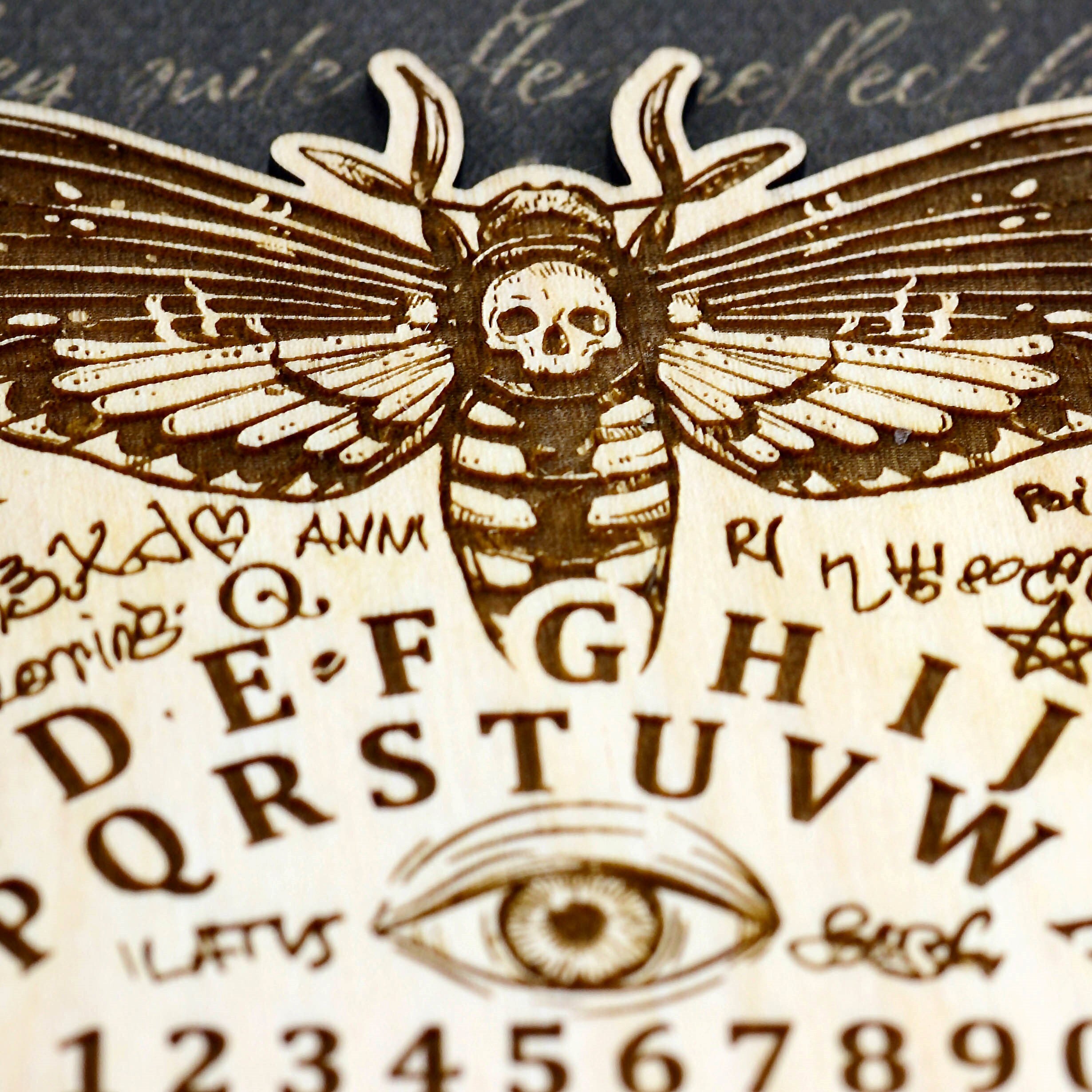 Death Head Moth Spirit Board SVG Classic Ouija Board With - Etsy