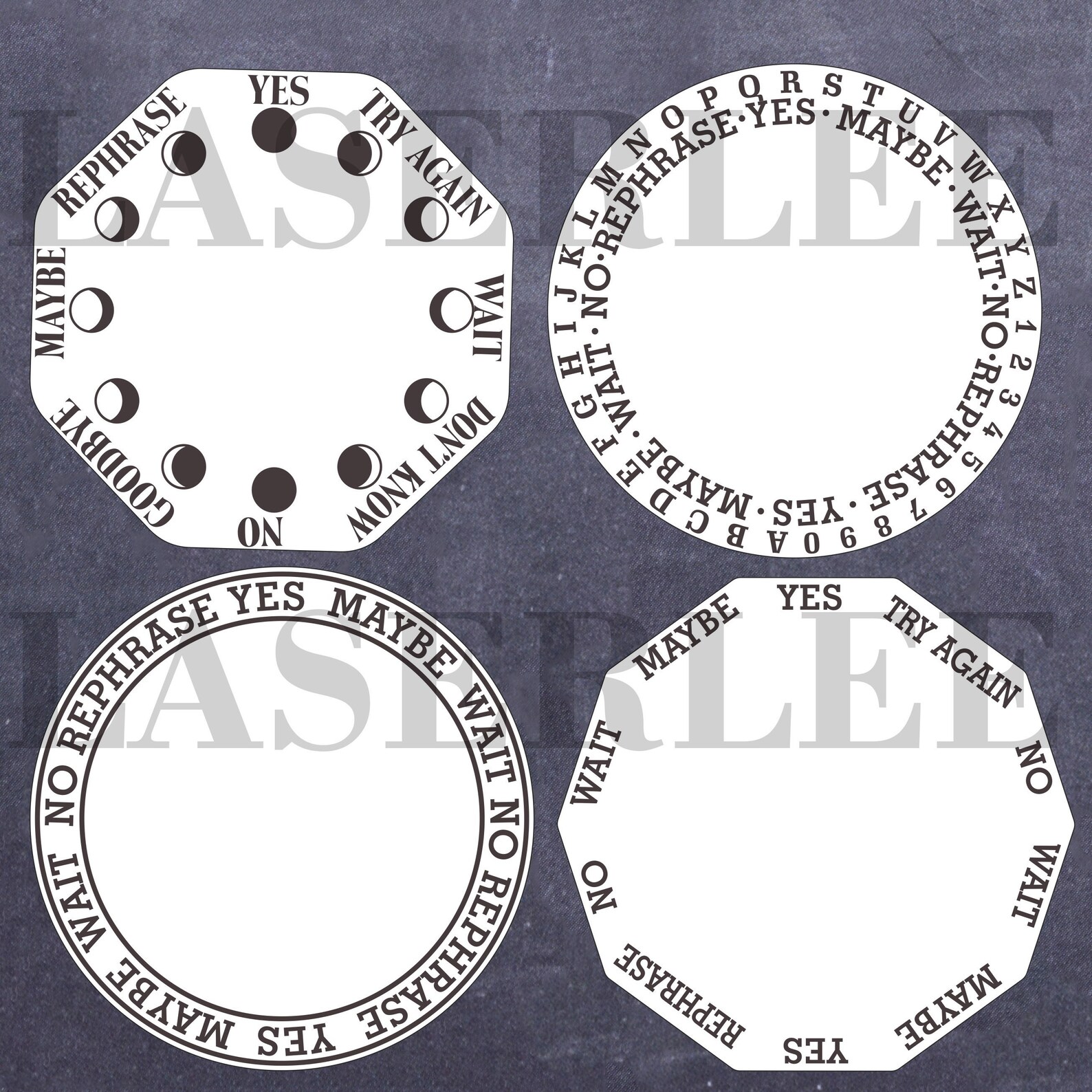 Blank Pendulum Board Svg Pendulum Mat Svg Talking Board Svg | Etsy