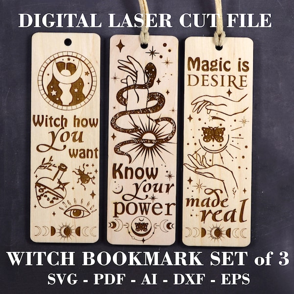 Wood Bookmark - Etsy