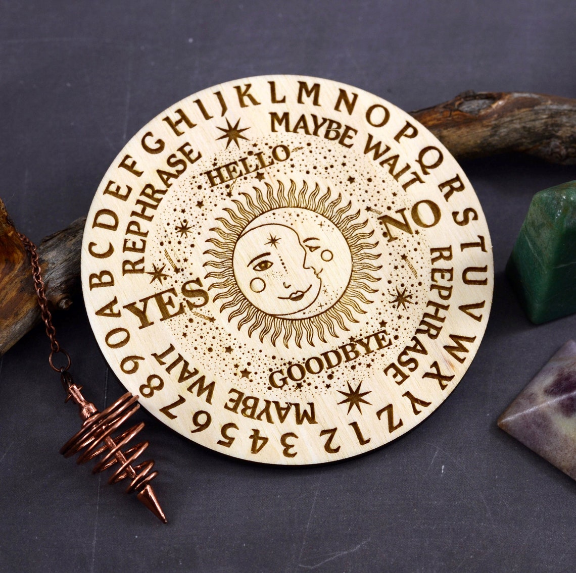 Sun Moon Pendulum Board Svg Yes No Board Svg Digital Laser Cut - Etsy