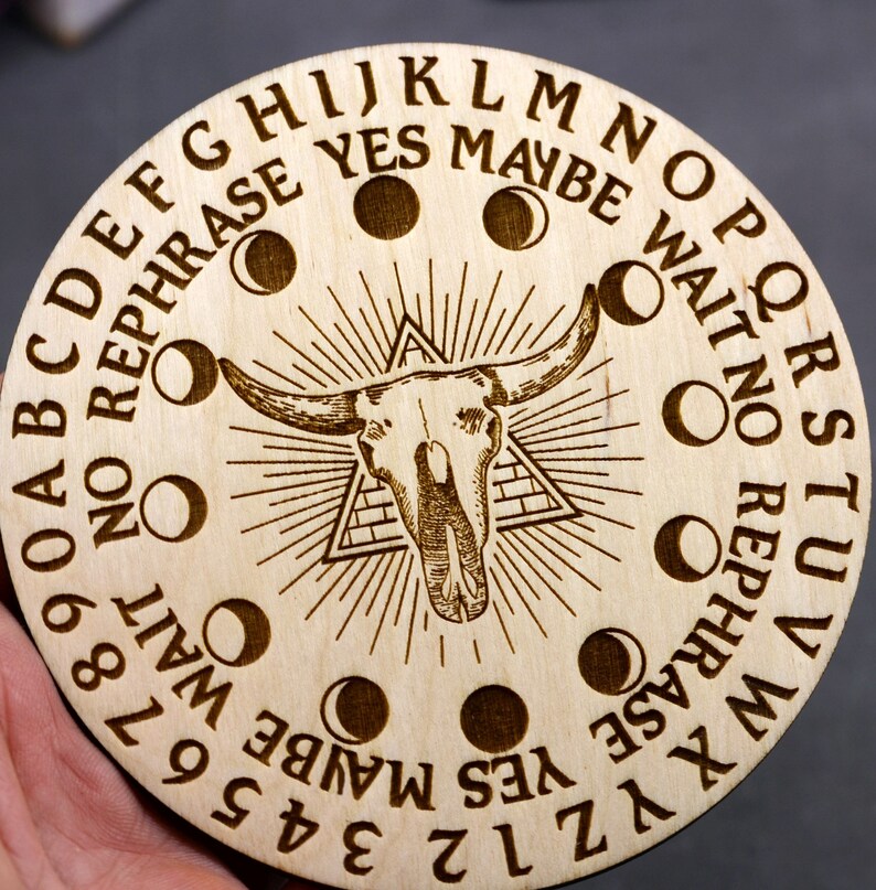 Moon Phases Pendulum Board SVG Skull Pendulum Matt Svg Wiccan - Etsy