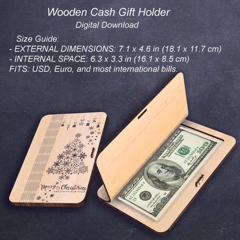 Money Holder SVG Bundle · 9 Laser Cut Cash Gift Box Designs · Digital ...