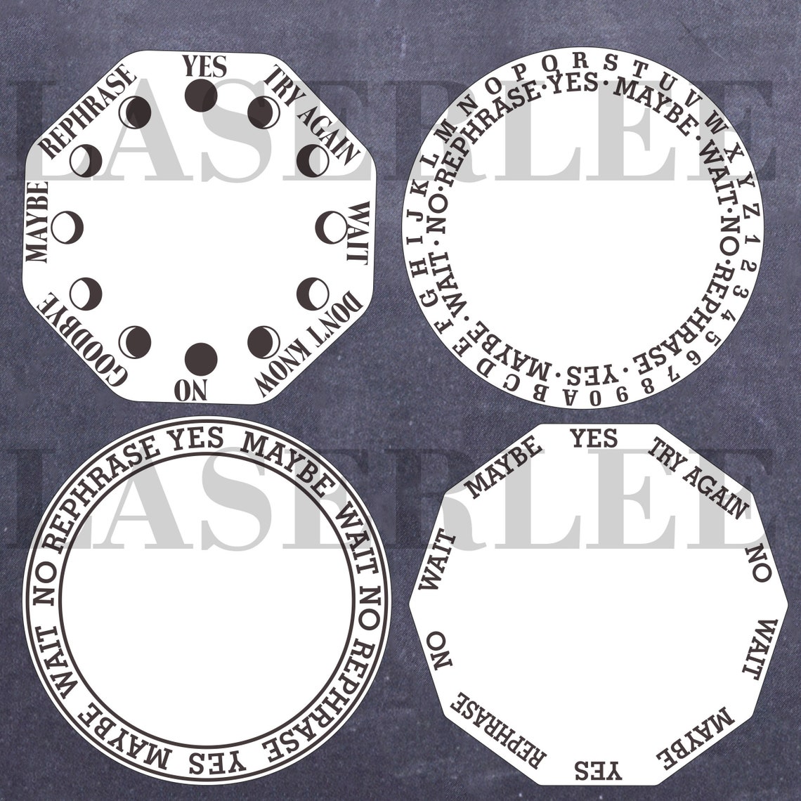 Blank Pendulum Board Svg Pendulum Mat Svg Talking Board Svg Pagan Decor ...