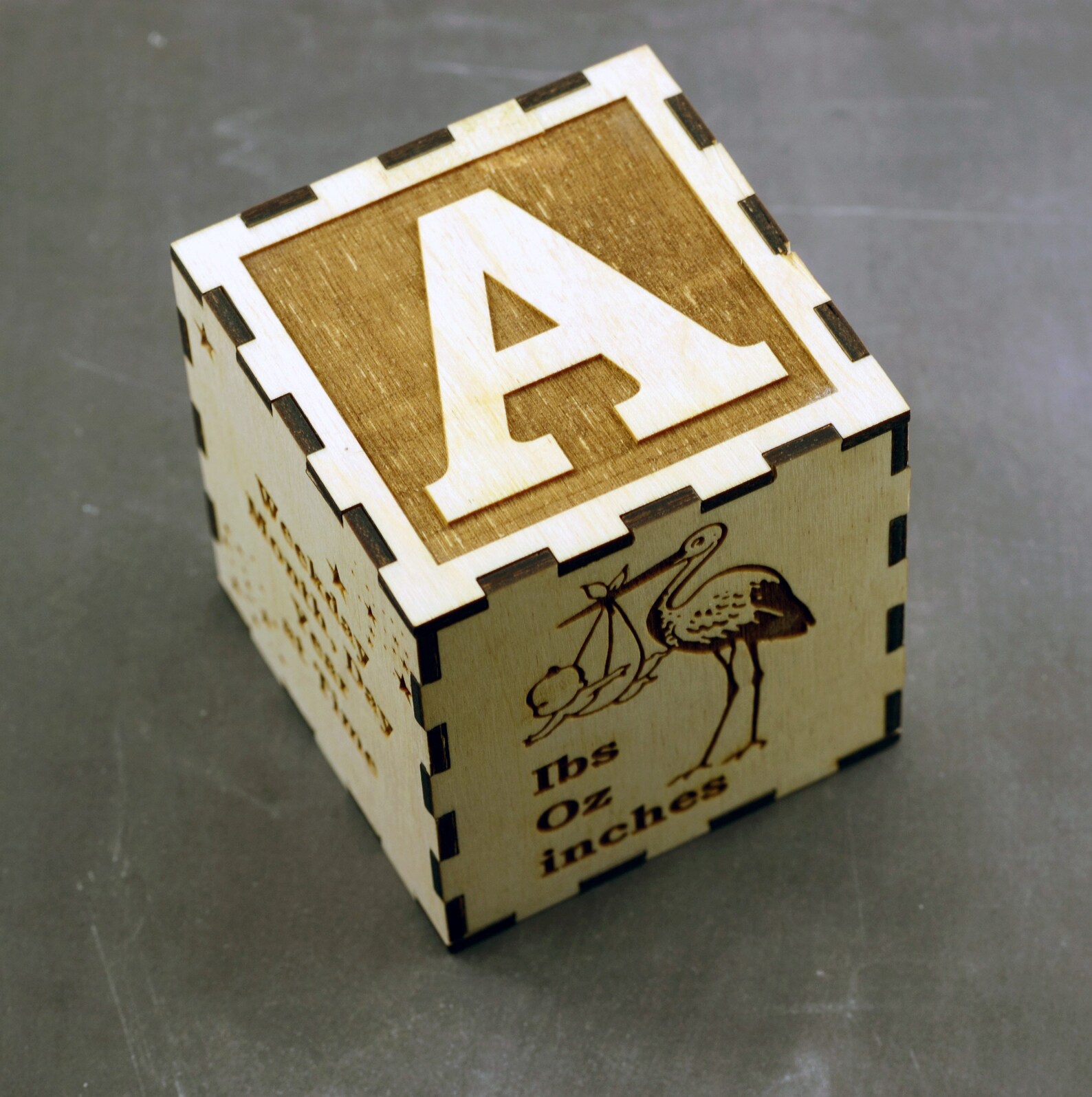 Custom Baby Block Svg Personalized Wooden Block Digital Laser - Etsy