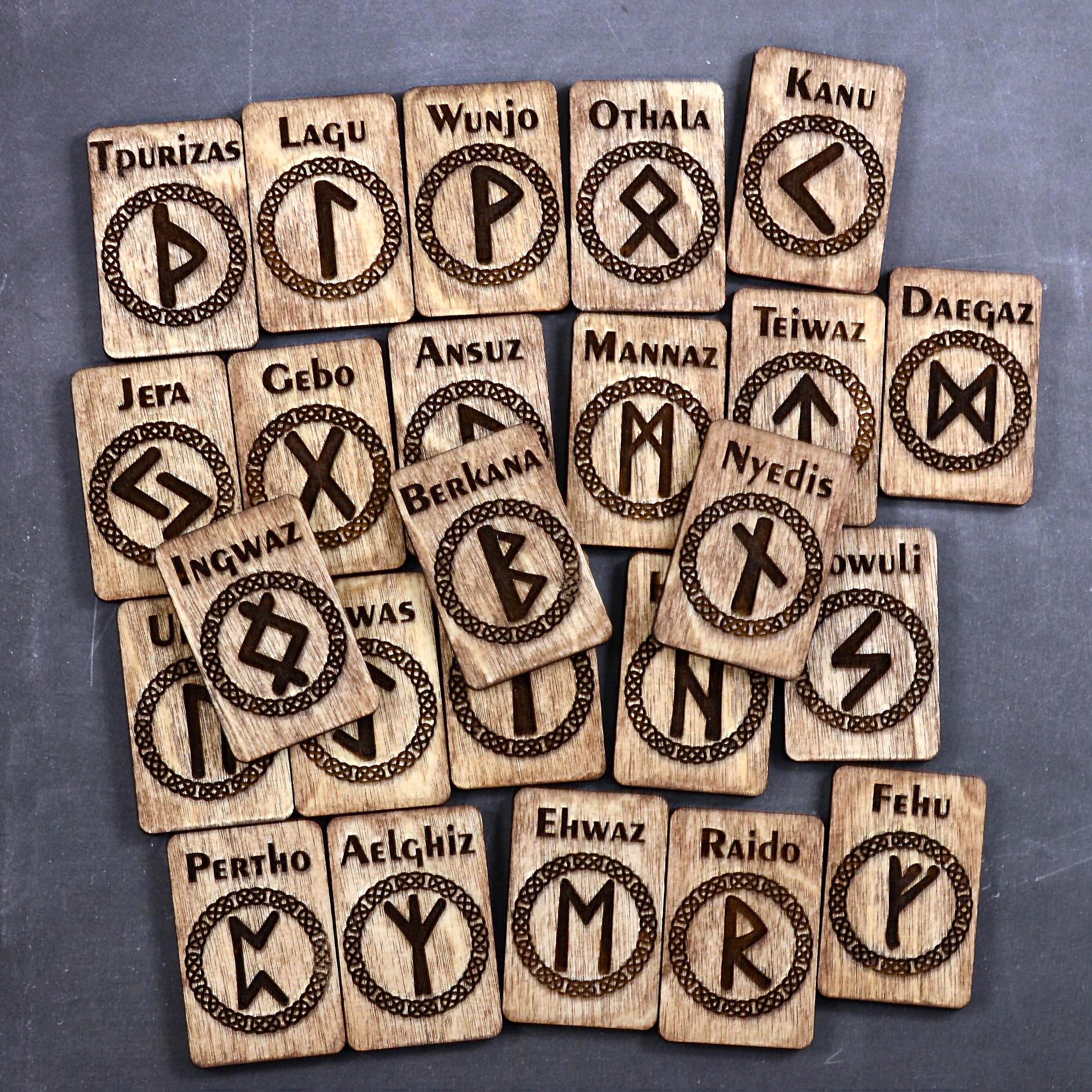 Nordic Runes Set in Small Box SVG Viking Runes Svg Digital - Etsy