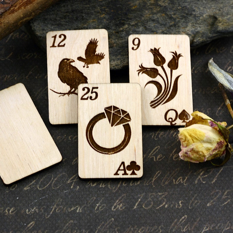 Lenormand Cards Deck SVG Set of 36 Pcs SVG Divination Tool - Etsy